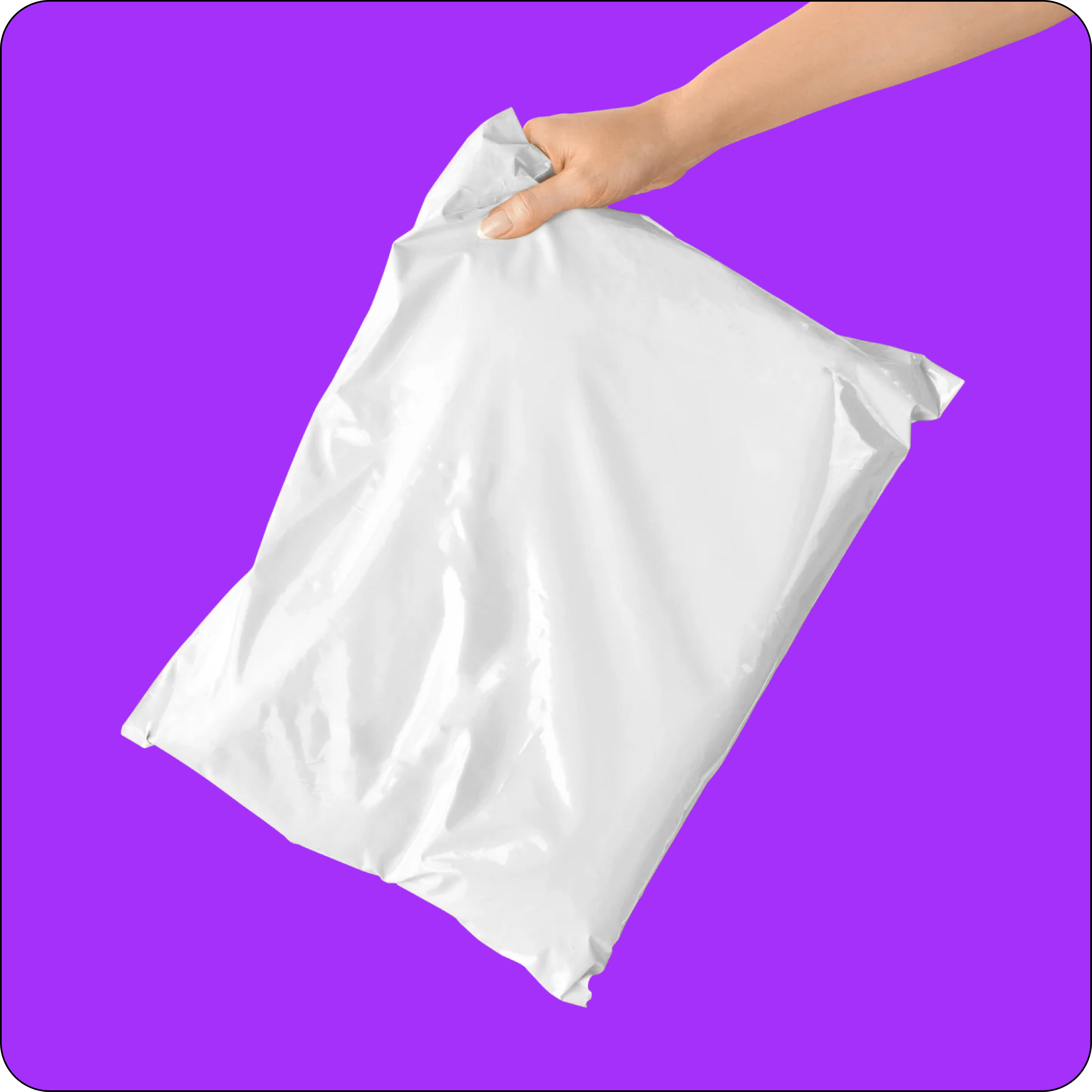 High-Quality 100% Recycled Plastic Poly Mailers | Arka